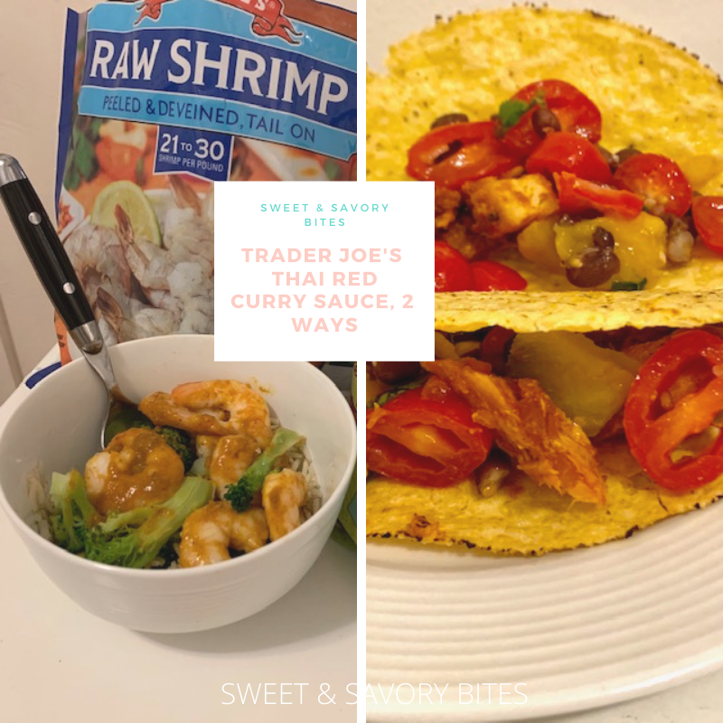 Trader Joe's Thai Red Curry Sauce, 2 Ways - Sweet & Savory Bites Trader Joe's Thai Red Curry Sauce, 2 Ways - Sweet & Savory Bites